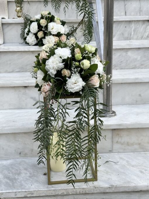 Στολισμός γάμου | Διακόσμηση εκκλησίας με γεωμετρικά σχήματα ...